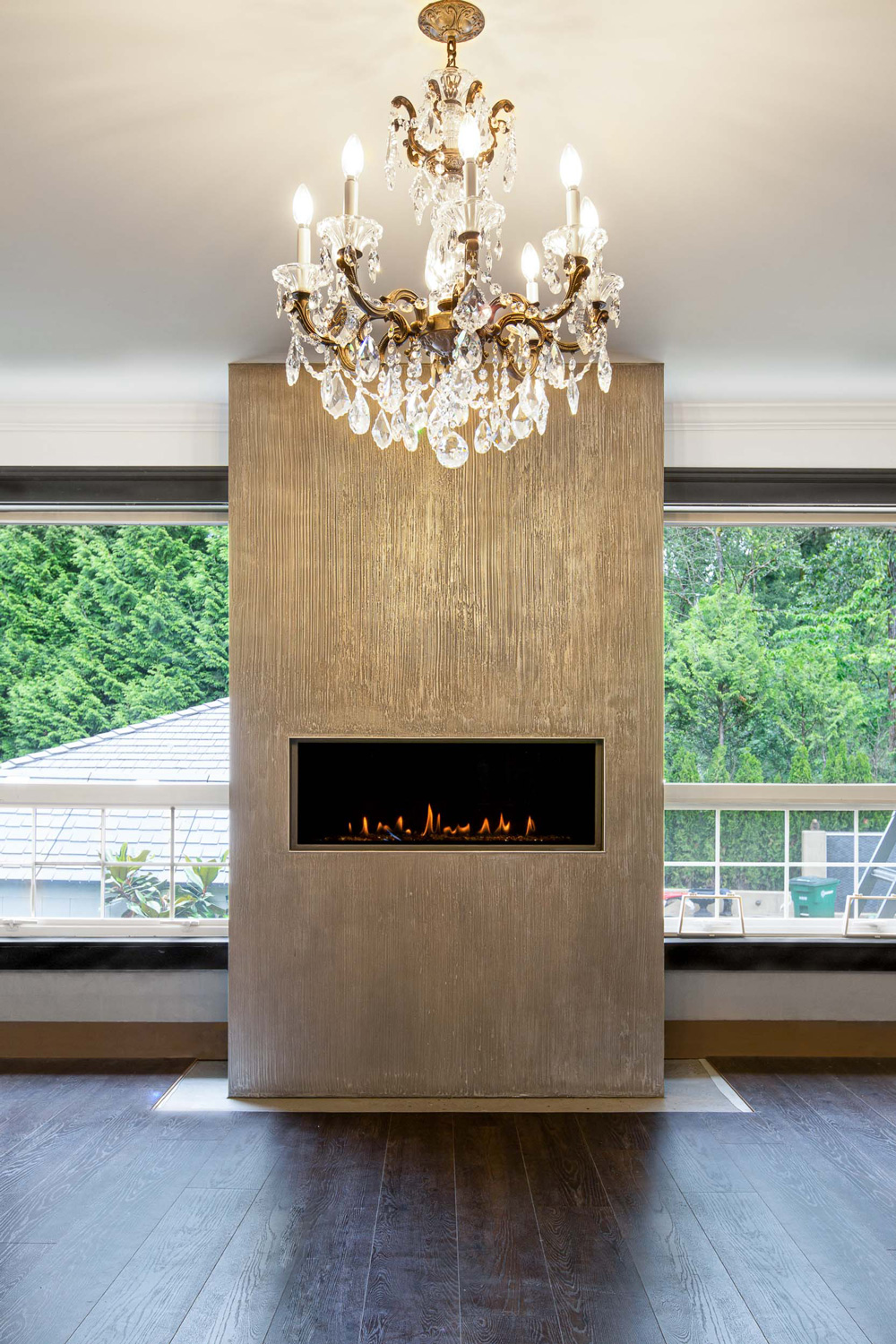 Caminetto in casa privata a Vancouver - Idealwork - Pavimenti e ...