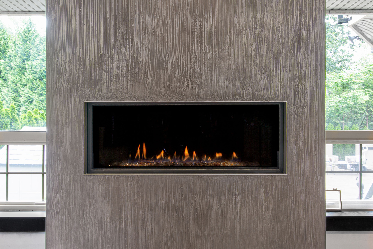 Caminetto in casa privata a Vancouver - Idealwork - Pavimenti e ...