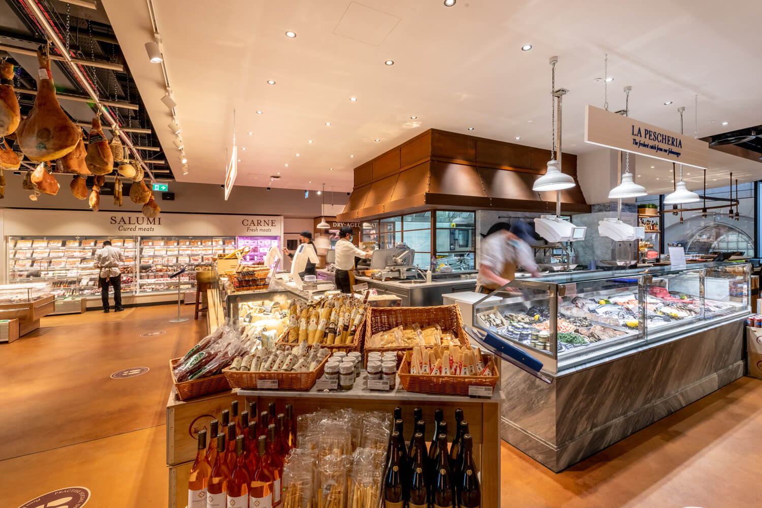Eataly London - Idealwork - Pavimenti e rivestimenti in cemento